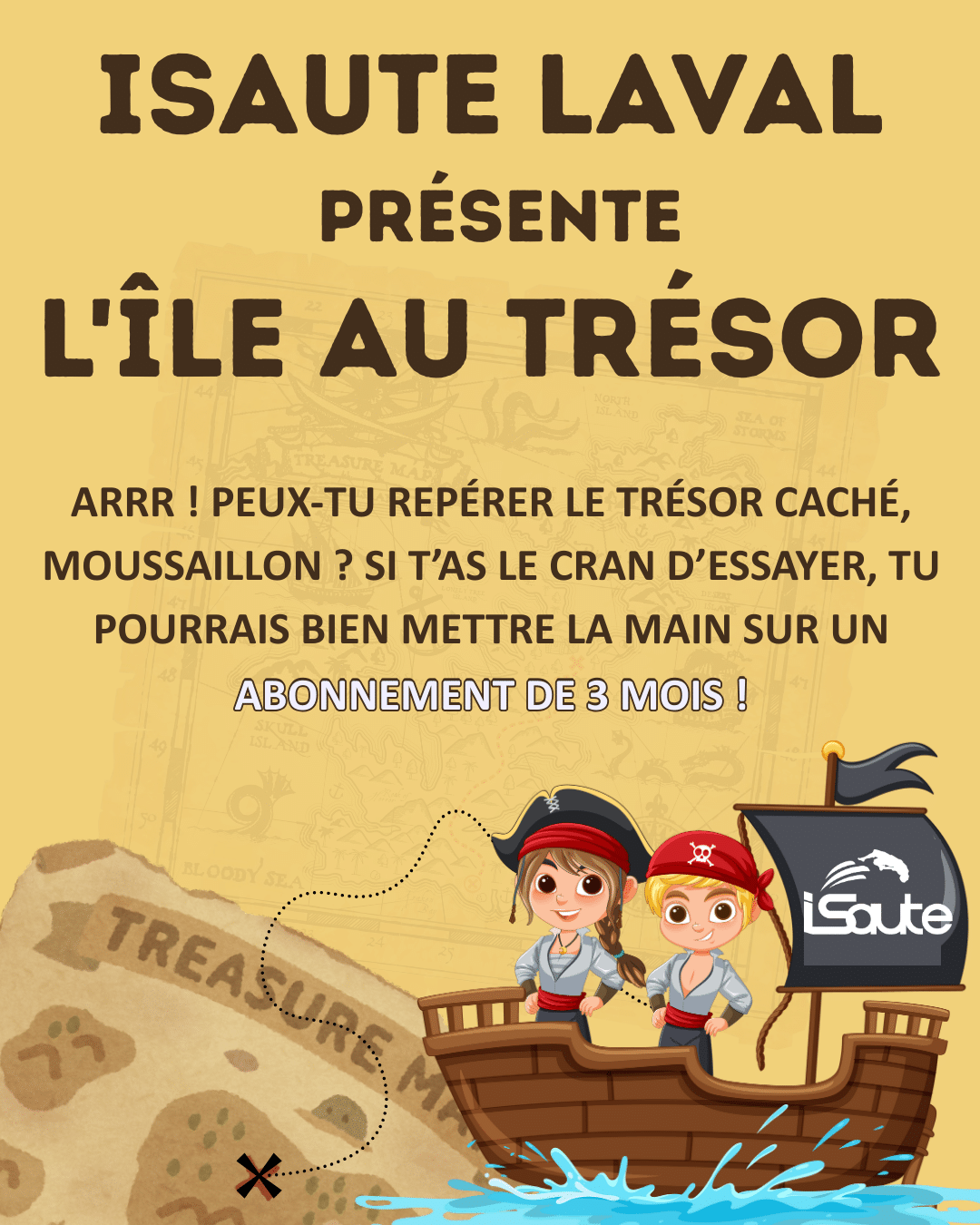 🏝️iSaute Laval présente L'Île au trésor - iSaute